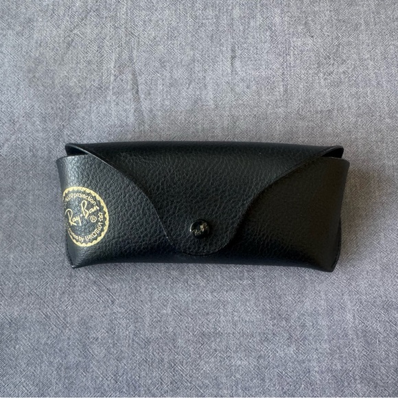 Ray-Ban | Accessories | Rayban Black And Gold Sunglasses Case | Poshmark